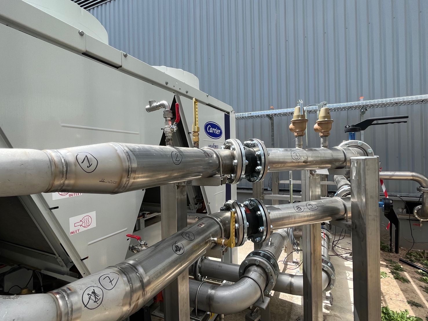 Projet de tuyauterie en acier inoxydable: - socaltra